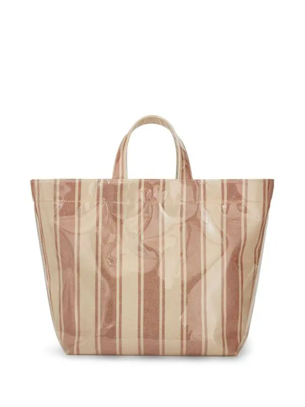 Etro Large Pegaso-motif Striped-jacquard Tote Bag