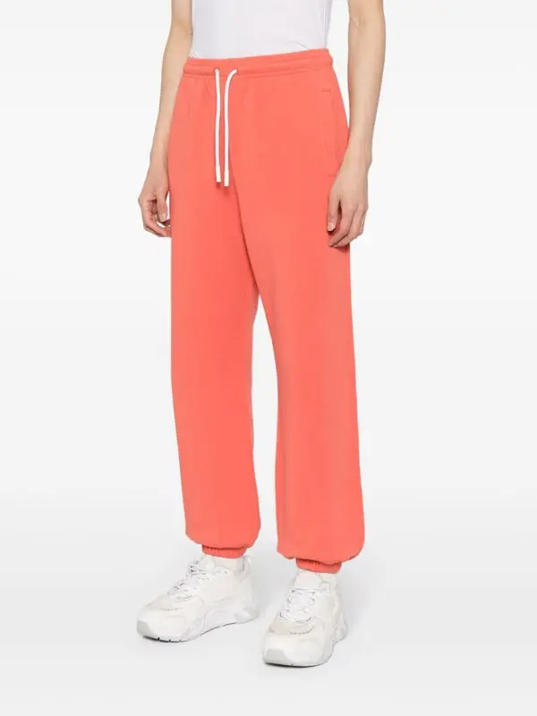 COUNTY OF MILAN Logo-embroidered Cotton Track Pants - Orange