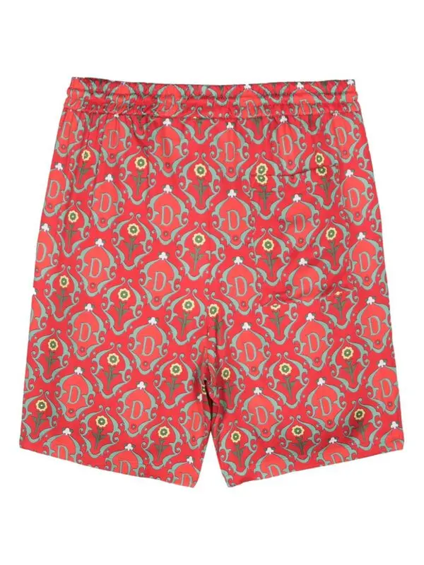 Drole De Monsieur Graphic-print Drawstring Bermuda Shortss