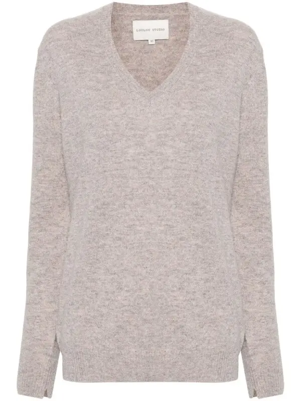 Loulou De Saison Serafini V-neck Cashmere Jumper