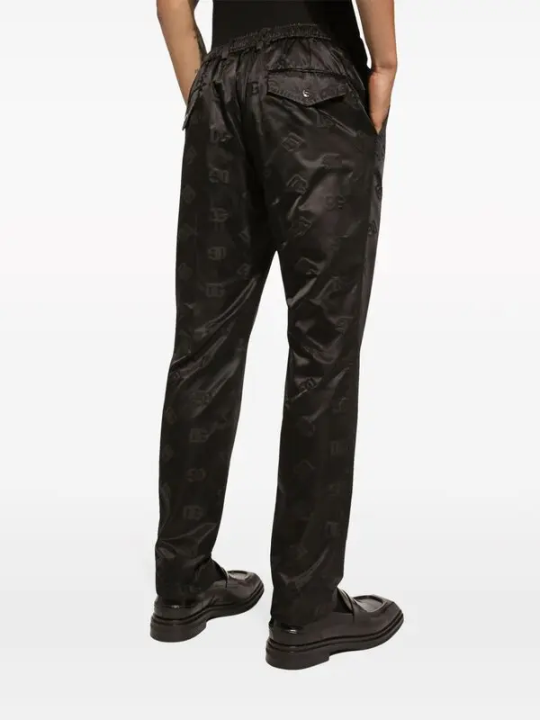 Dolce & Gabbana Monogram-jacquard Trousers