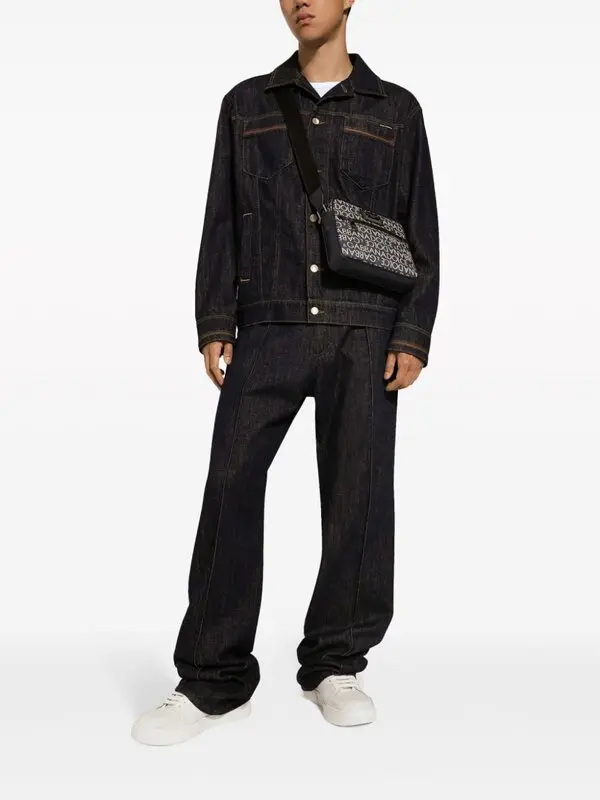 Dolce & Gabbana Contrast-stitching Denim Jacket