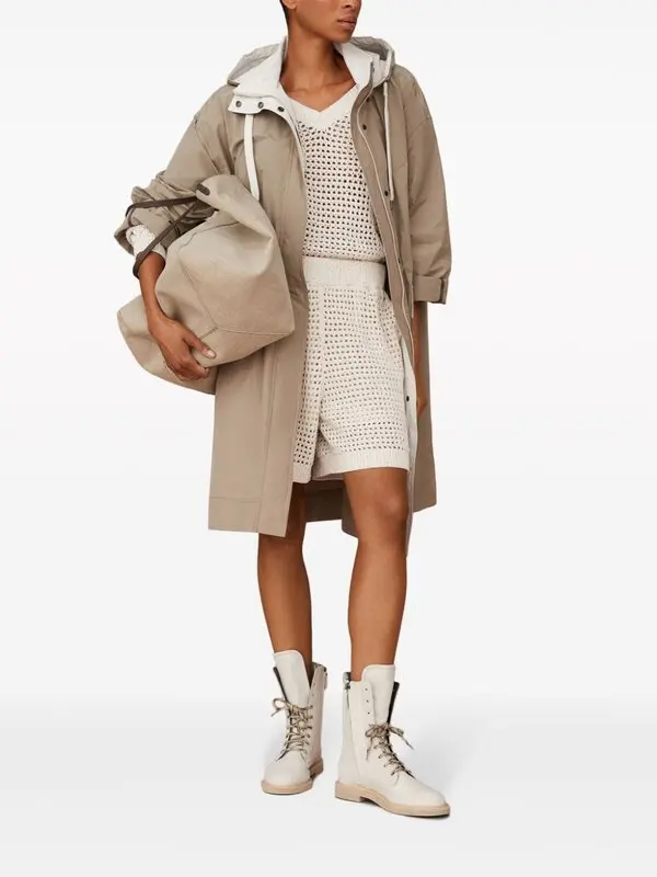 Brunello Cucinelli Drawstring-hood Parka