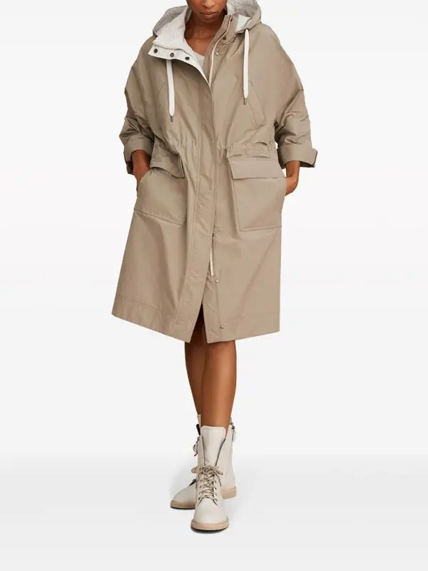 Brunello Cucinelli Drawstring-hood Parka
