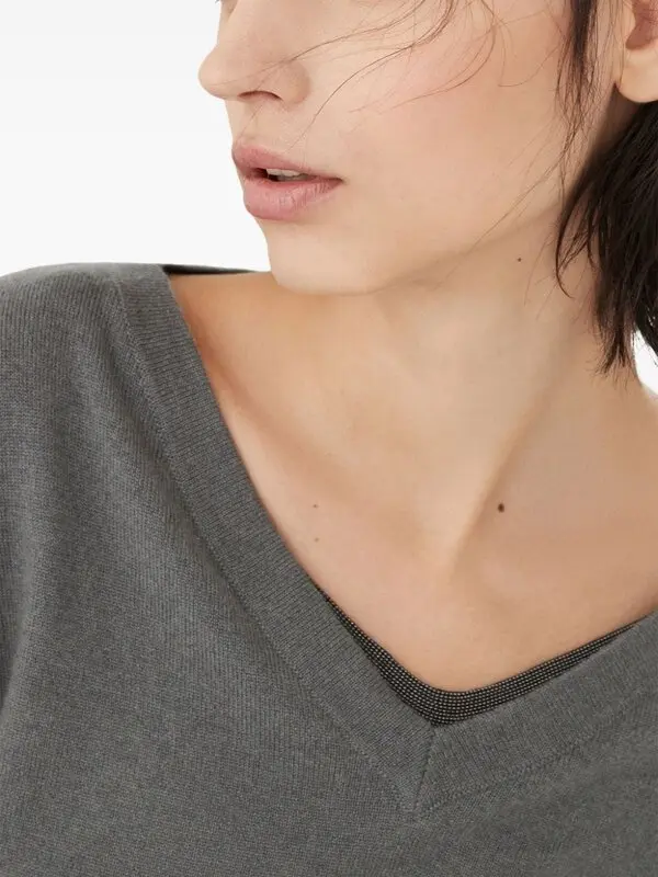Brunello Cucinelli Monili Cashmere Jumper