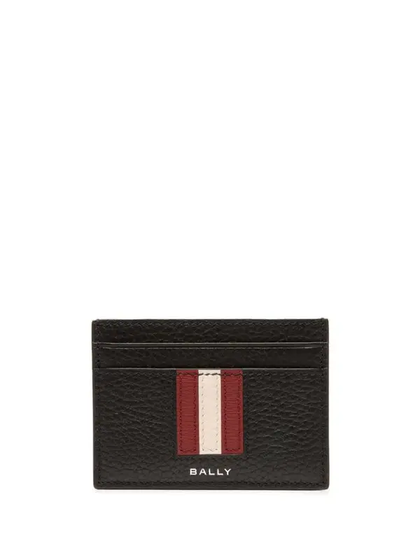 Bally Logo-stamp Leather Cardholder - Black