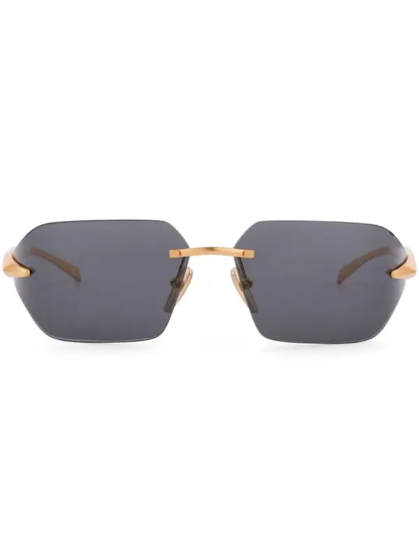Prada Runway Rimless Sunglasses