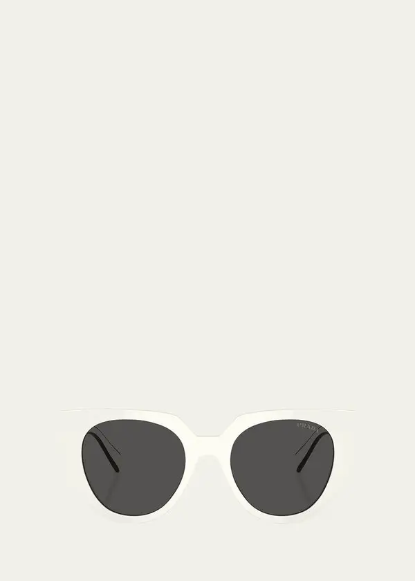 Prada Two-tone Cat-eye Sunglasses - Bone