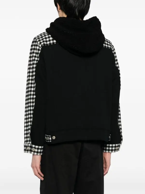 Undercover Check-print Hooded Jacket