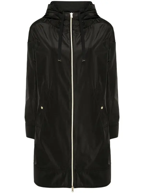 Herno Zip-up Hooded Coat