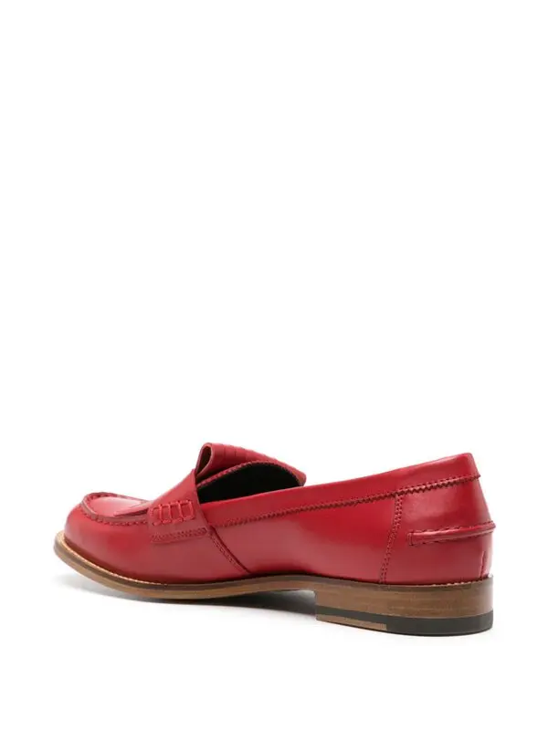 SCAROSSO Bridget Leather Loafers