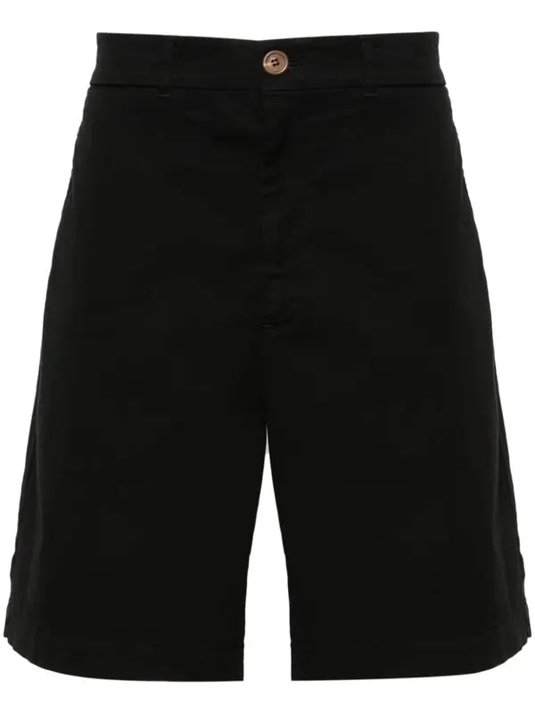 Brunello Cucinelli Cotton Bermuda Shorts - Black