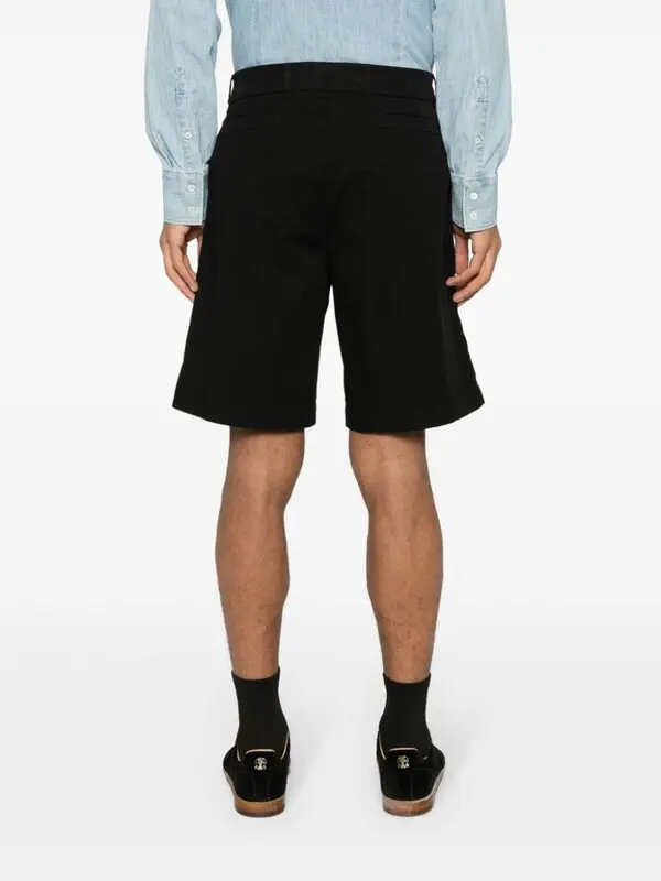 Brunello Cucinelli Cotton Bermuda Shorts - Black