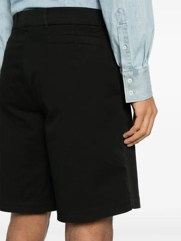 Brunello Cucinelli Cotton Bermuda Shorts - Black