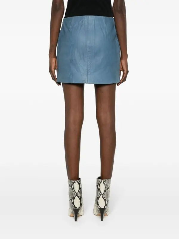 STAND STUDIO Perla Leather Miniskirt
