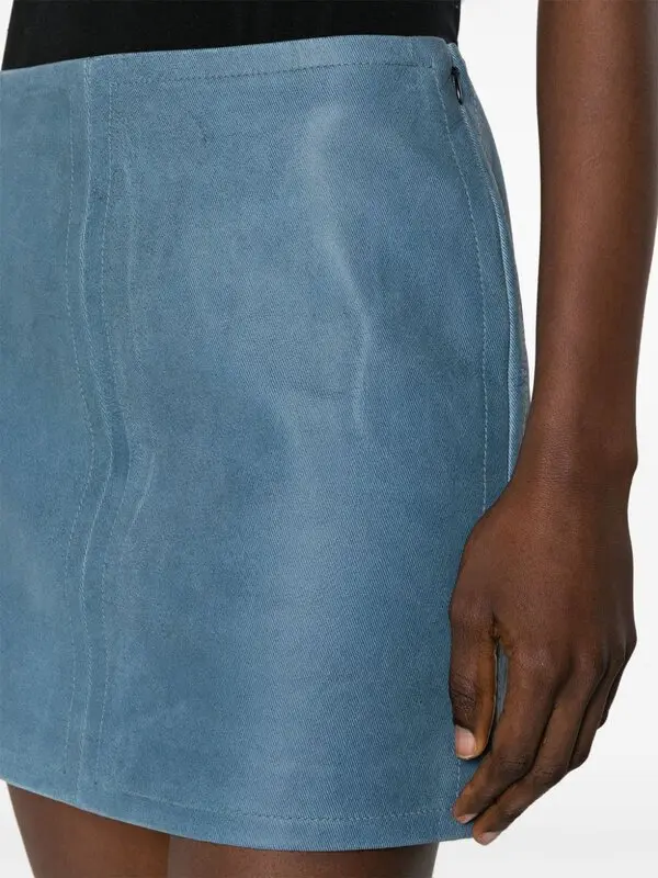 STAND STUDIO Perla Leather Miniskirt