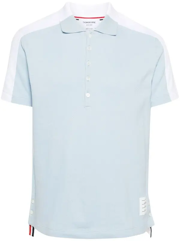 Thom Browne Trompe L' Oeil Cotton Polo Shirt