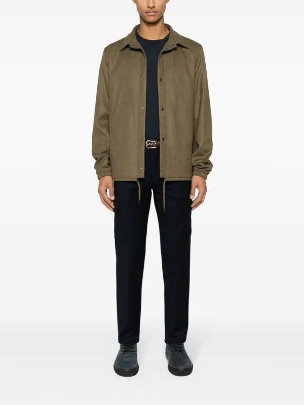 Canali Wool Cargo Trousers