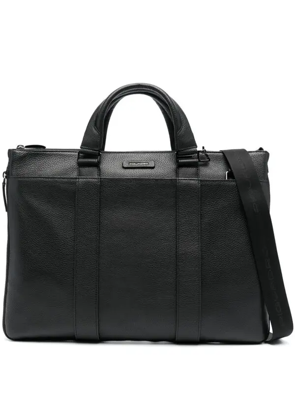 PIQUADRO Expandable Laptop Bag - Black