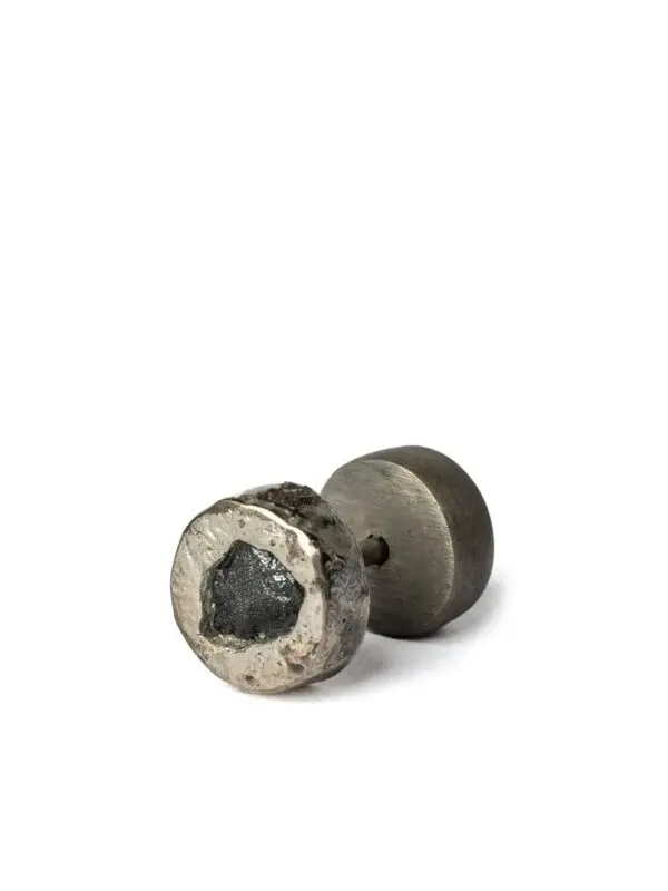 PARTS OF FOUR Diamond Stud Earring - Grey