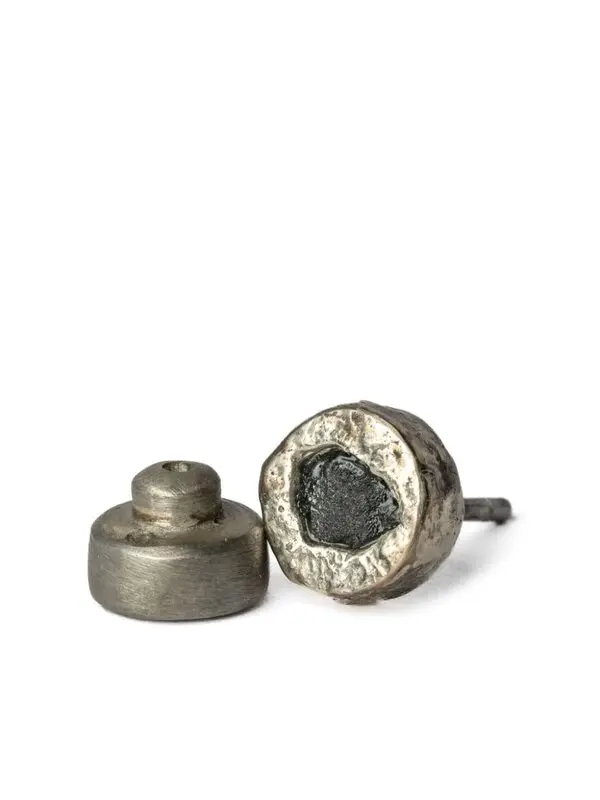 PARTS OF FOUR Diamond Stud Earring - Grey