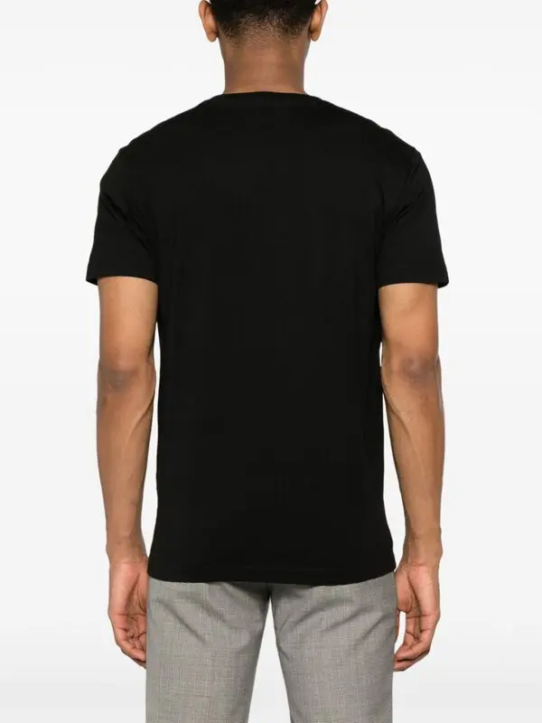 Dsquared2 Logo-plaque Cotton T-shirt - Black