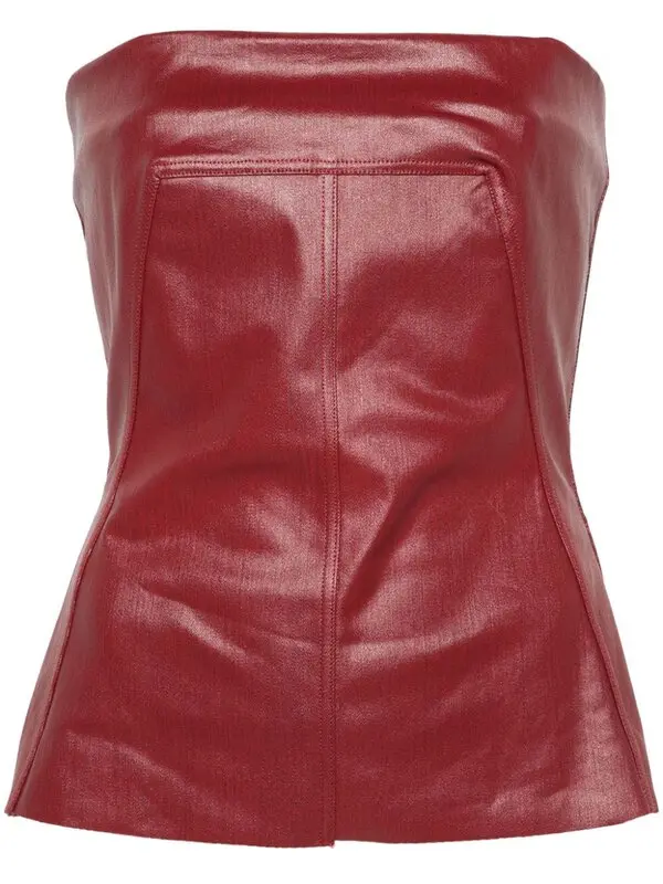 Rick Owens Bustier-style Cotton Corset Top