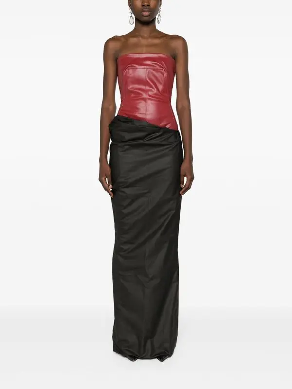 Rick Owens Bustier-style Cotton Corset Top