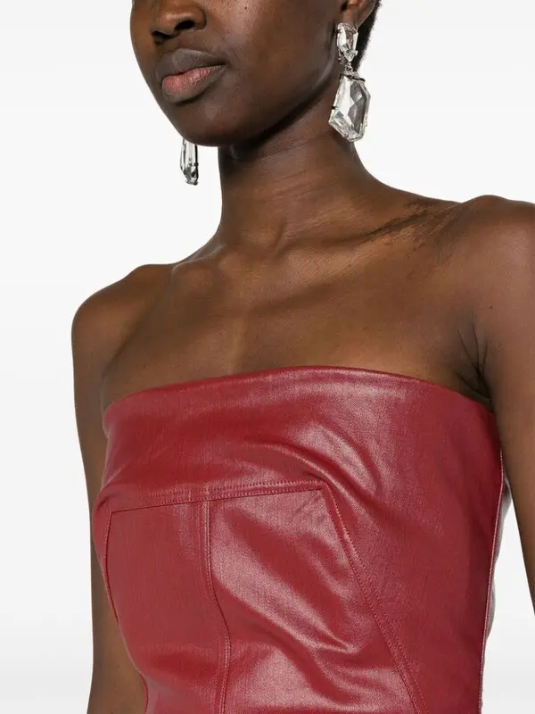 Rick Owens Bustier-style Cotton Corset Top