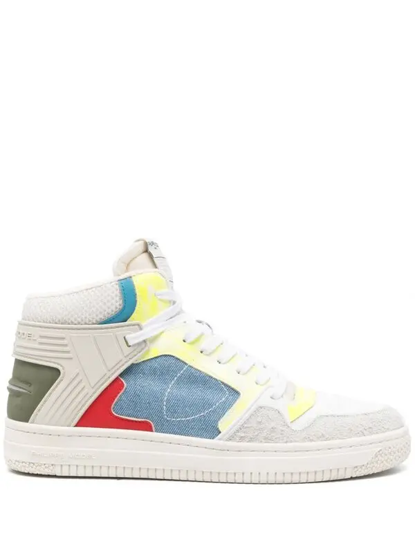 Philippe Model La Grande Lace-up Sneakers - Blue