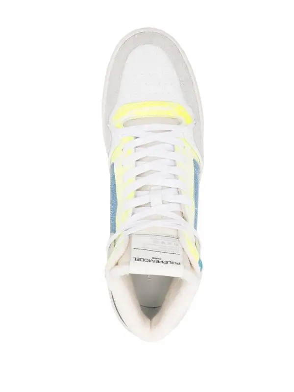 Philippe Model La Grande Lace-up Sneakers - Blue