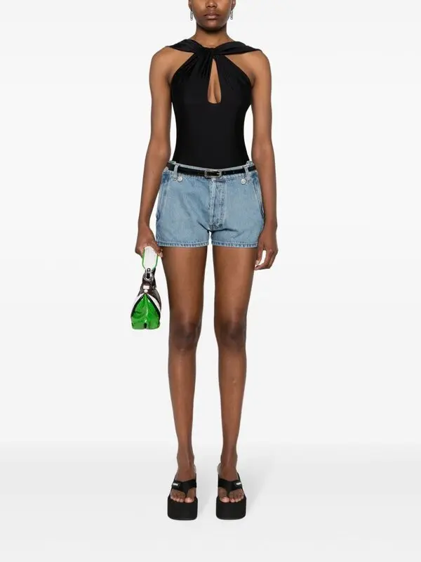 Coperni Mid-rise Denim Shorts