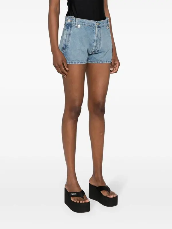 Coperni Mid-rise Denim Shorts