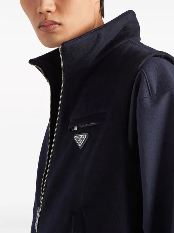 Prada Cashmere Down Vest - Blue