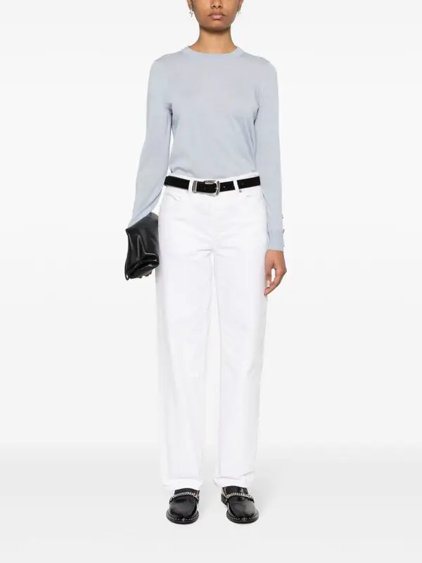 Michael Kors Fine-knit Merino Wool Jumper - Blue