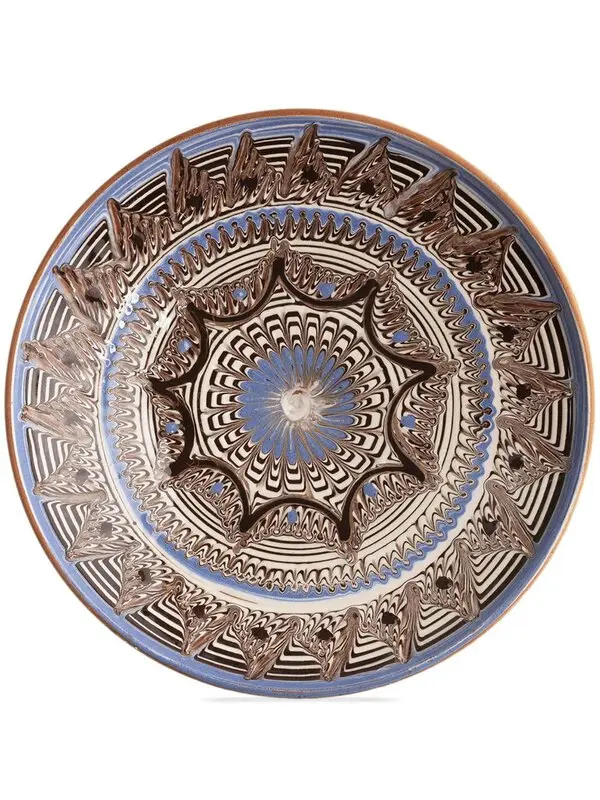 CABANA Horezu Ceramic Plate - Neutrals
