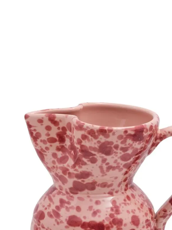 CABANA Speckled Ceramic Pitcher - Pink