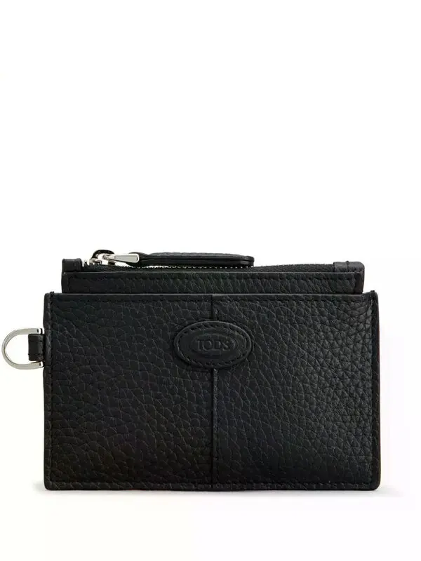 TOD'S Logo-debossed Leather Wallet - Black