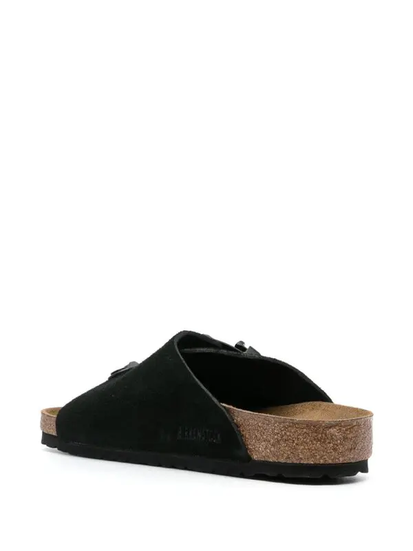 BIRKENSTOCK Arizona Suede Sandals - Black