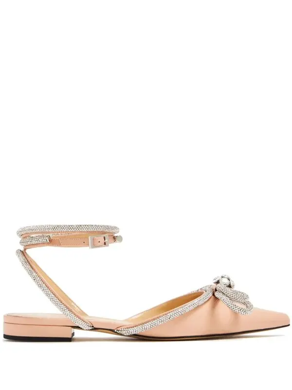 Mach & Mach Double Bow Pumps - Pink