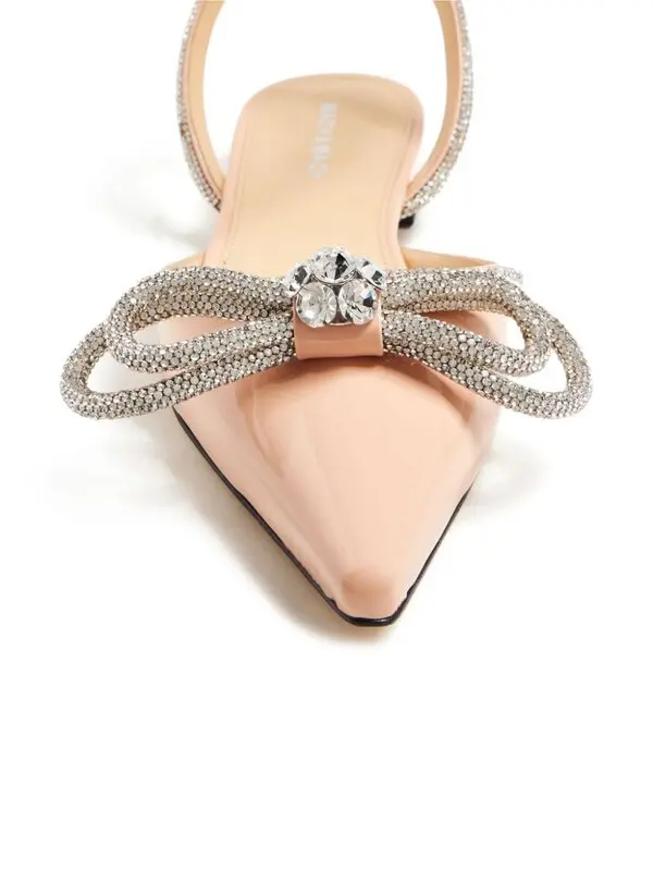 Mach & Mach Double Bow Pumps - Pink