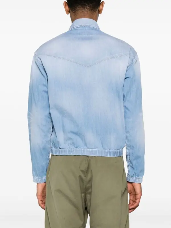 Dsquared2 Elasticated-waistband Denim Shirt