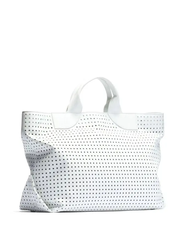N°21 Panelled Perforated Tote Bag