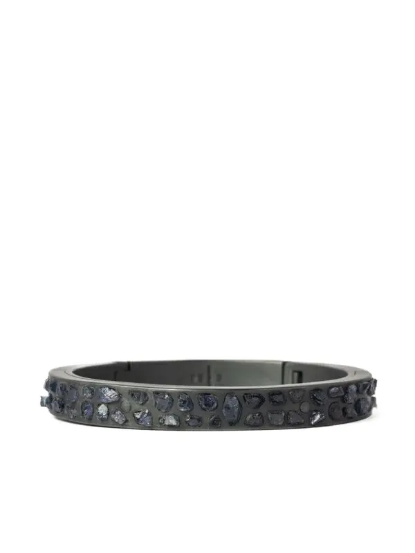 PARTS OF FOUR Sistema Tanzanite Bracelet - Black