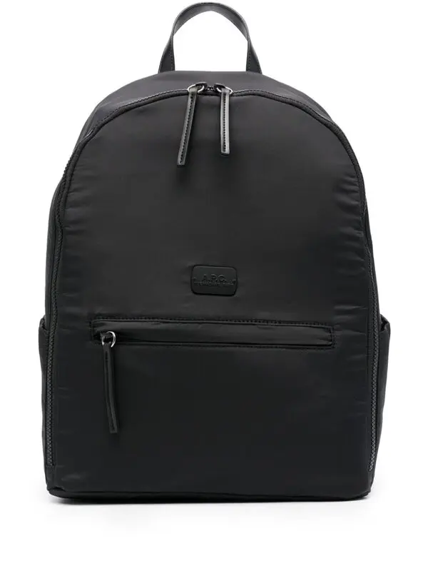 A.p.c. Blake Logo-patch Backpack - Black
