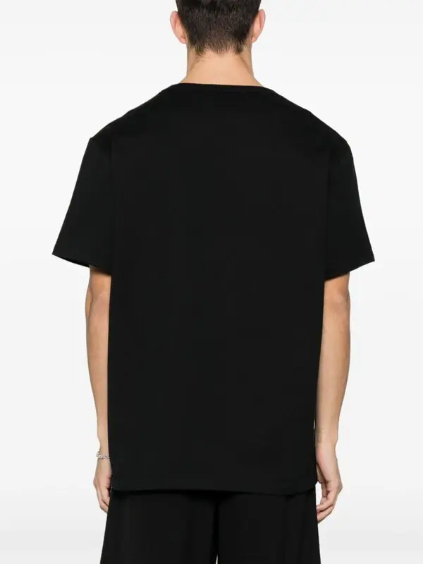 Alexander McQueen Embroidered-logo Cotton T-shirt