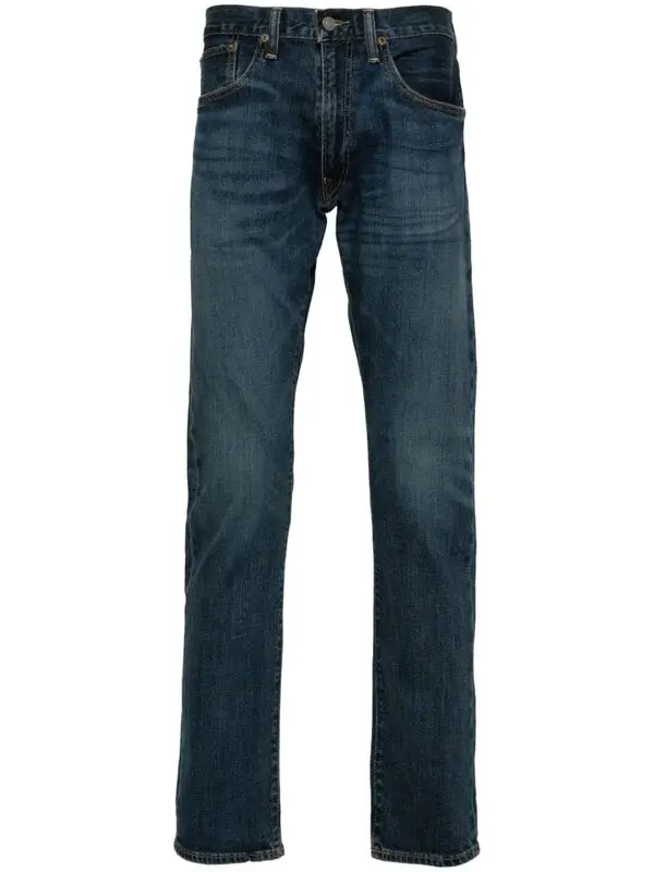 Polo Ralph Lauren Varick Low-rise Tapered Jeans