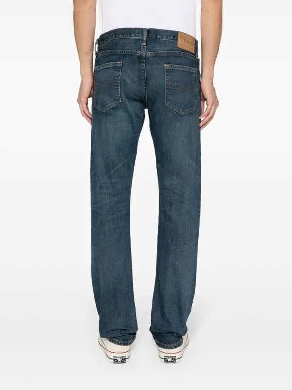 Polo Ralph Lauren Varick Low-rise Tapered Jeans