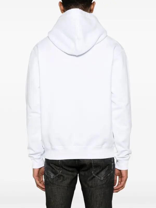 Dsquared2 Logo-appliqué Cotton Hoodie