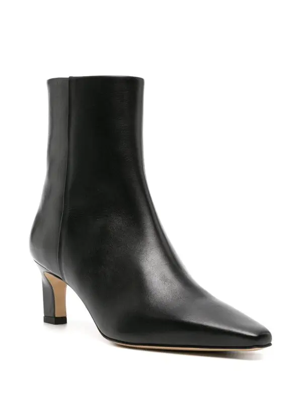 SCAROSSO Kitty 50mm Leather Boots